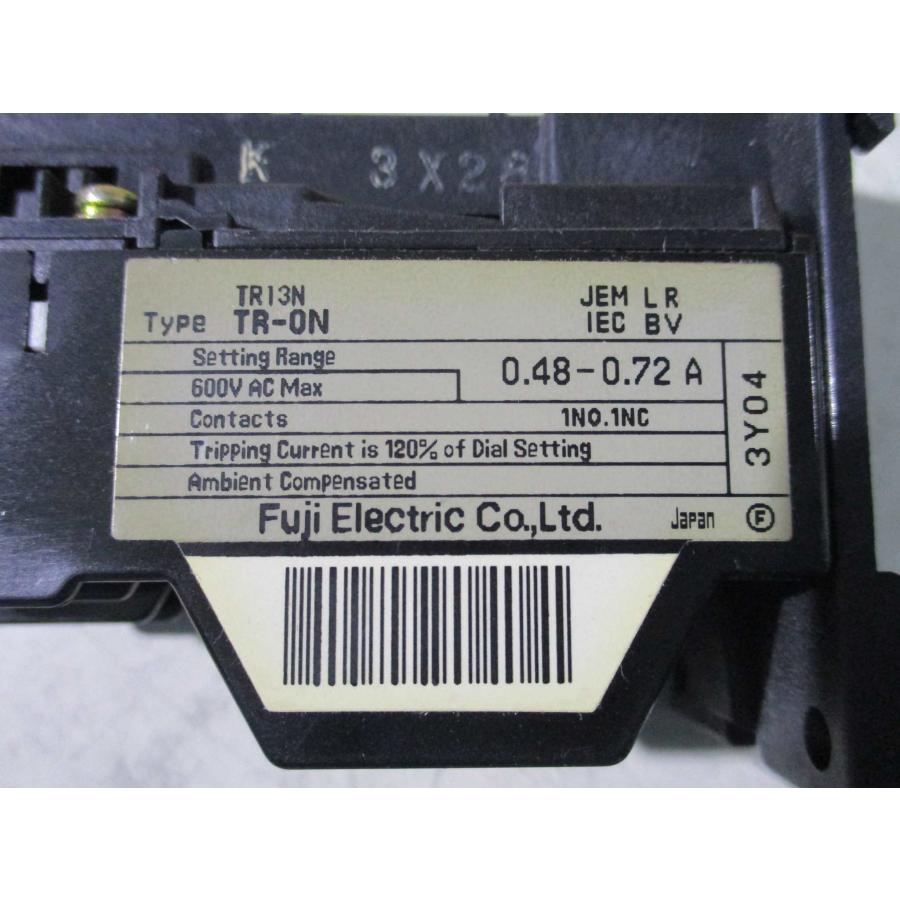 新古 Fuji Electric type TR-ON TR13N 電磁開閉器 10個(FAKR50123A040 ...