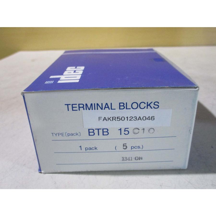 新古 IDEC BTB・BTBHシリーズ BTB15C10固定端子台 5個(FAKR50123A046) : fakr50123a046 ...