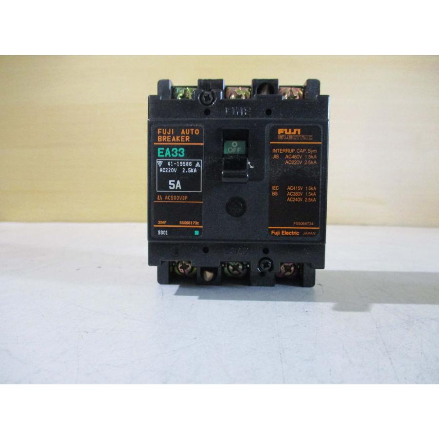 新古 Fuji Electric EA33 AUTO BREAKER 5A AC220V 2.5kA(FALR50124B040 ...