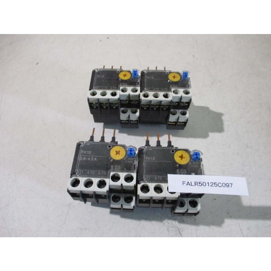 中古Fuji Electric TK12 Thermal Overload Relay 1.7-2.6A 4個(FALR50125C097 ...