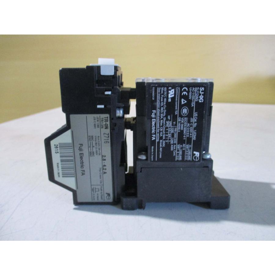 中古Fuji Electric type TR-ON TR13N 電磁開閉器/Fuji Electric Magnetic Contactor SJ-0G SJ12AG 2.2KW 送料別 ...