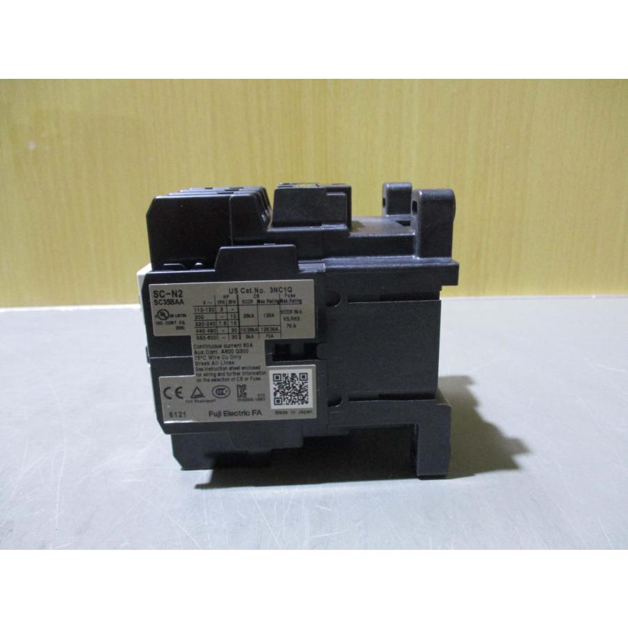 新古 FUJI ELECTRIC SC-N2 SC35BAA 電磁接触器 4個(FAMR50331B089) : growdetrading ...
