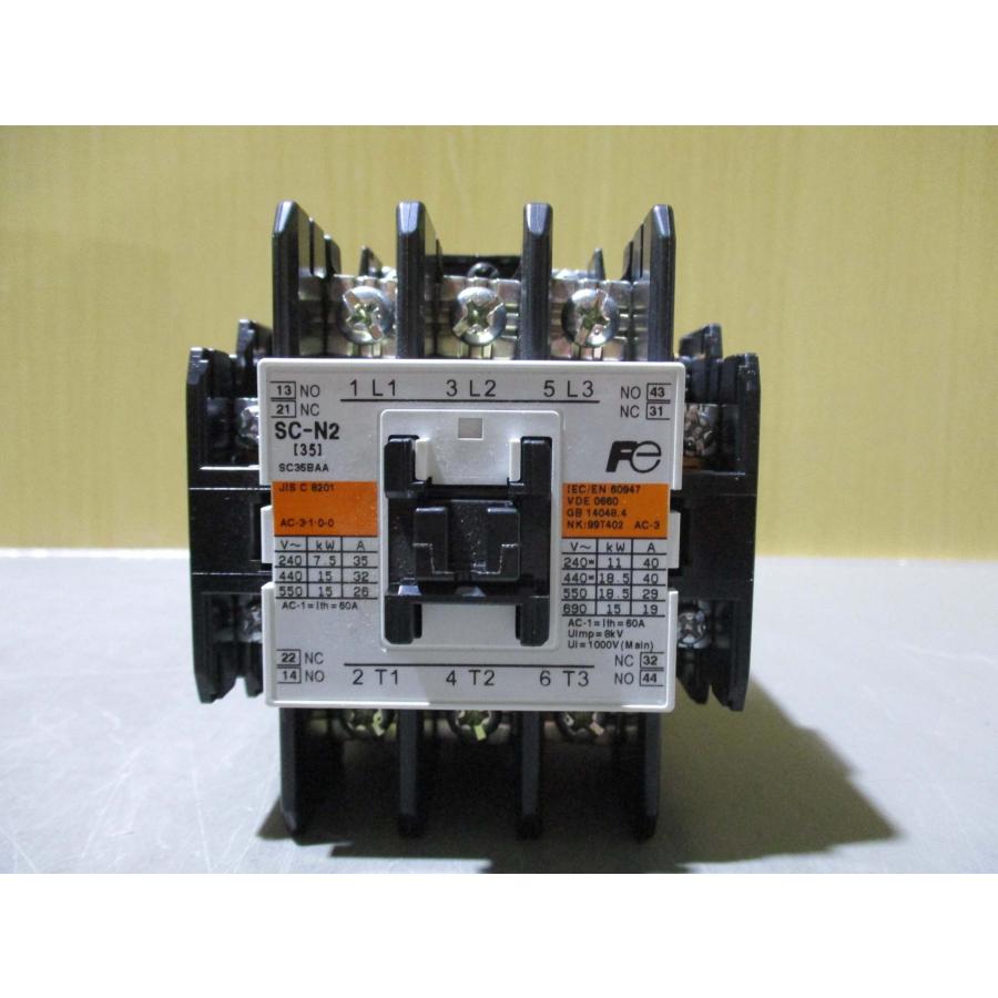 新古 FUJI ELECTRIC SC-N2 SC35BAA 電磁接触器 4個(FAMR50331B089) : growdetrading ...