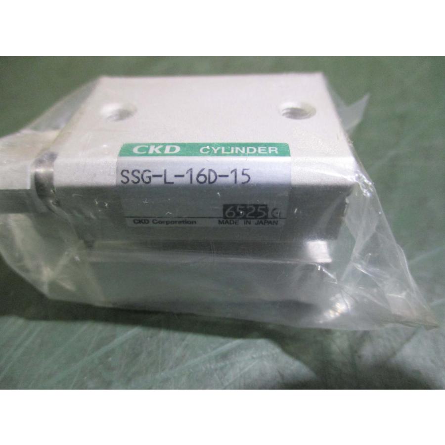 新古 CKD SSG-L-16D-15 SSGシリーズ ガイド付スーパーコンパクトシリンダ 6個(FARR50523D159 ...