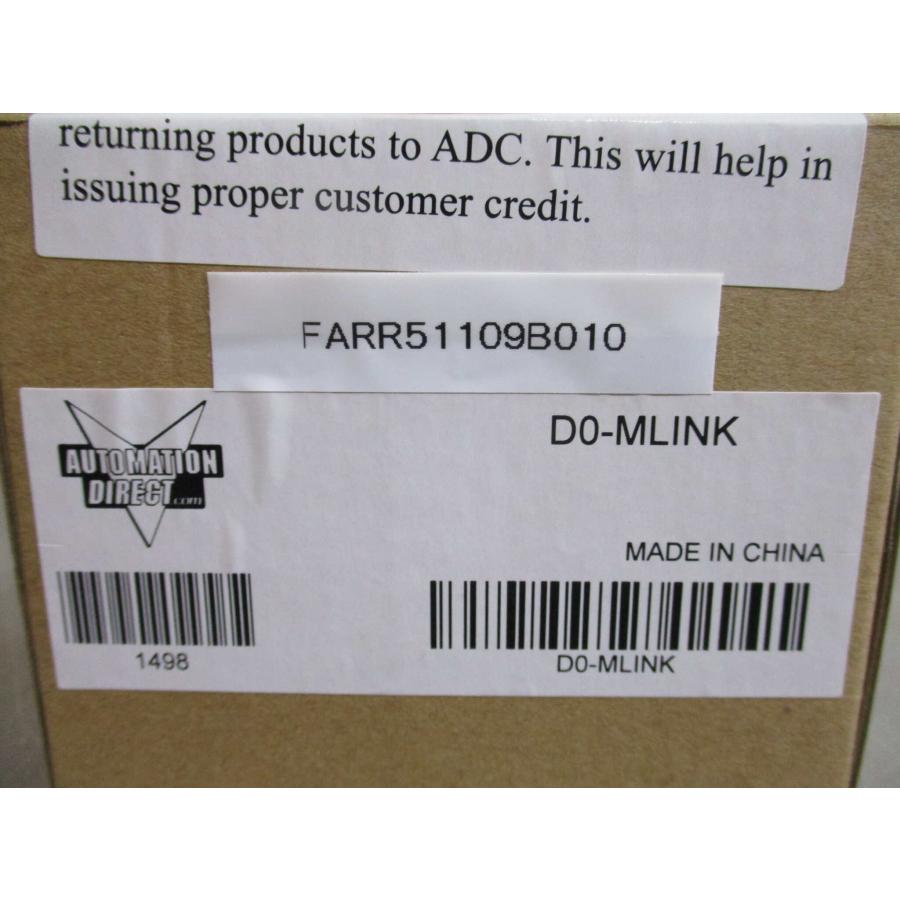 新古 AUTOMATION DIRECT D0-MLINK DL06シリーズ用 モジュール (FARR51109B010) : growdetrading Yahoo!ショップ - 通販 ...