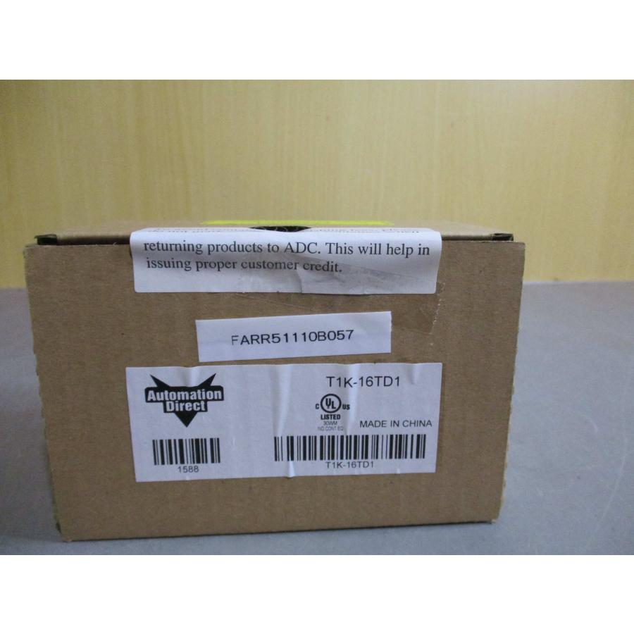 新古 AUTOMATION DIRECT T1K-16TD1 I/O Module (FARR51110B057) : growdetrading Yahoo!ショップ - 通販 ...