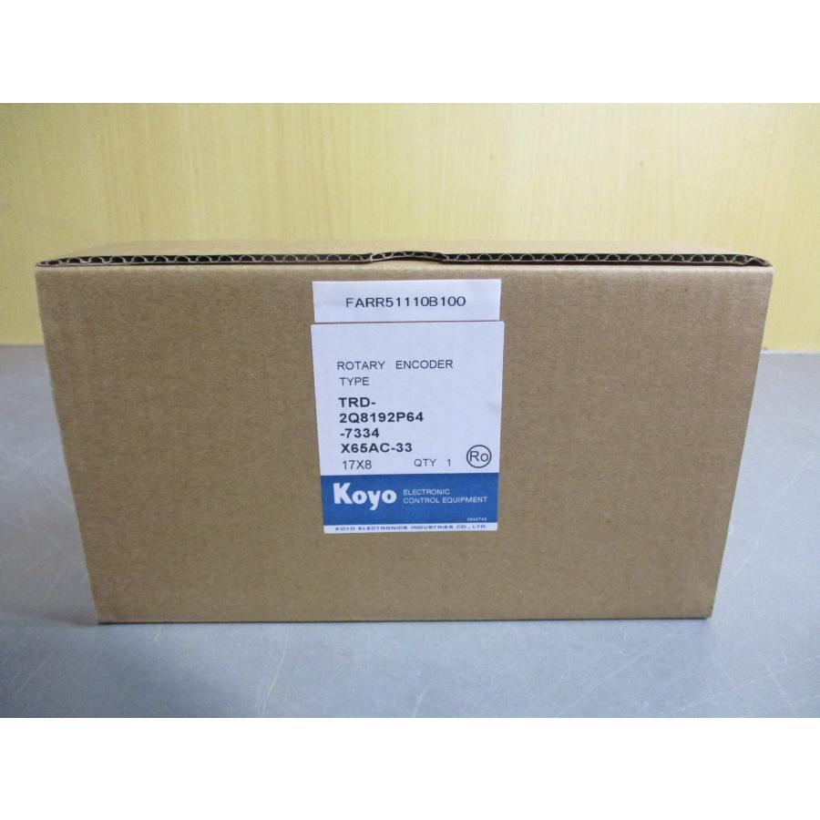 新古 KOYO ROTARY ENCODER TRD-2Q8192P64-7334 X65AC-33 (FARR51110B100) : growdetrading Yahoo!ショップ ...