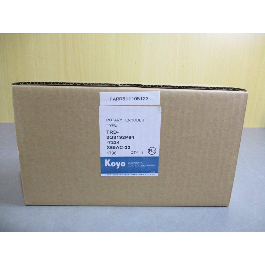 新古 KOYO ROTARY ENCODER TRD-2Q8192P64-7334 X65AC-33 (FARR51110B122) : growdetrading Yahoo!ショップ ...