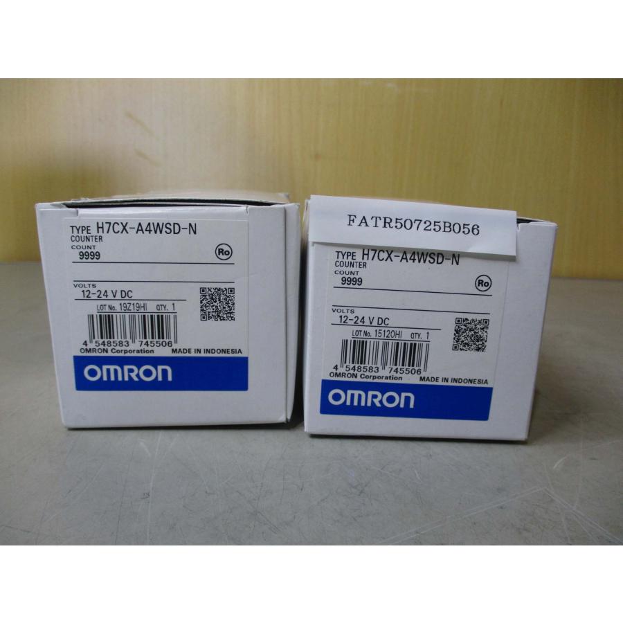 新古 OMRON COUNTER 電子カウンタ/タコメータ H7CX-A4WSD-N 2個(FATR50725B056 ...