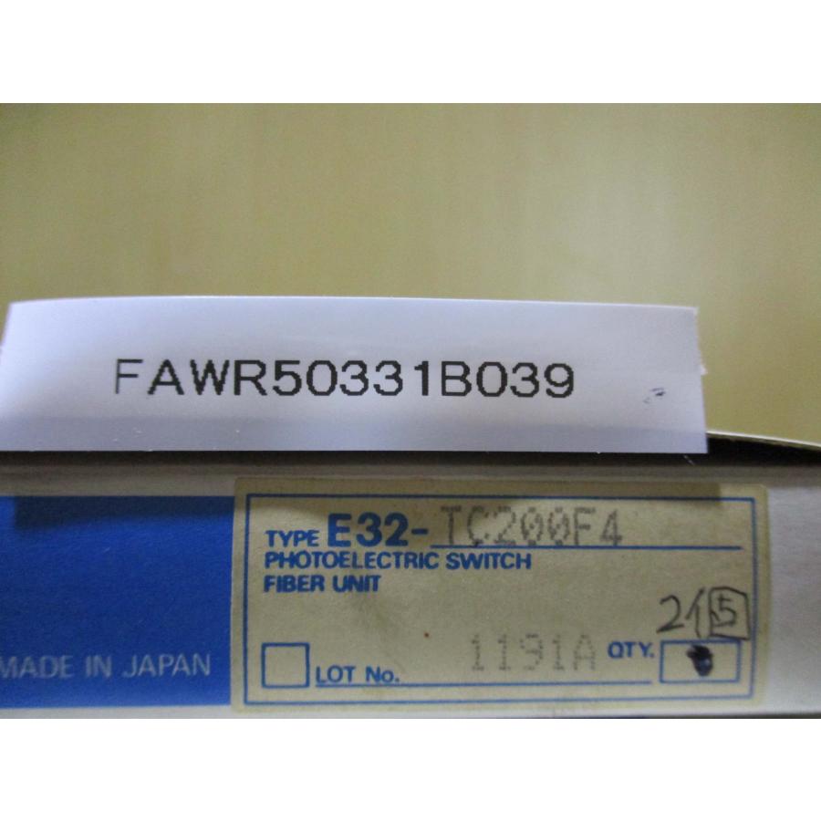 新古 OMRON E32-TS200F4 PHOTOELECTRIC SWITCH FIBER UNIT 2個(FAWR50331B039 ...