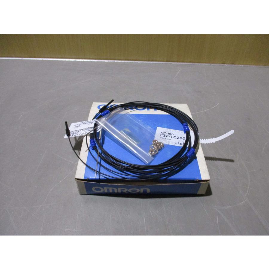 新古 OMRON E32-TS200F4 PHOTOELECTRIC SWITCH FIBER UNIT 2個(FAWR50331B039 ...