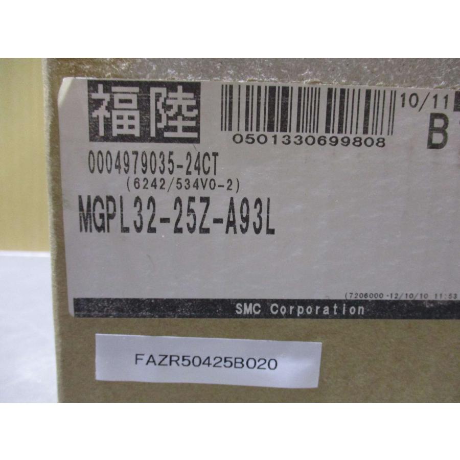 新古 SMC MGPL32-25Z-A93L ガイド付シリンダ(FAZR50425B020) : growdetrading Yahoo!ショップ - 通販 - Yahoo!ショッピング