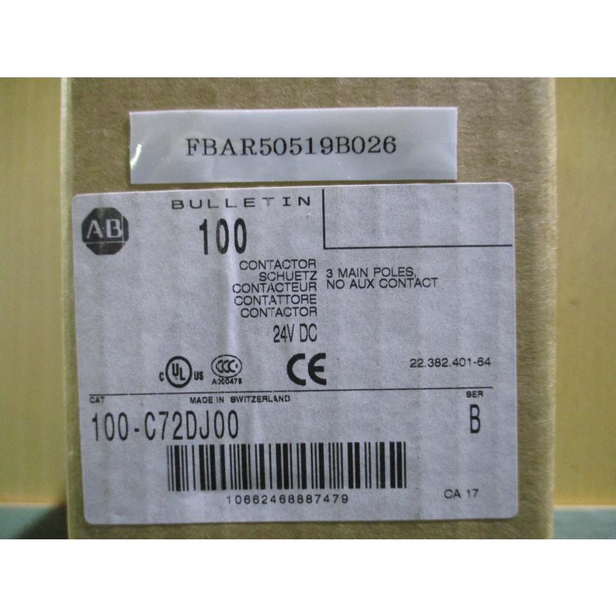 新古 Allen Bradley 100-C72DJ00 Contactor(FBAR50519B026) : growdetrading Yahoo!ショップ - 通販 - Yahoo!ショッピング