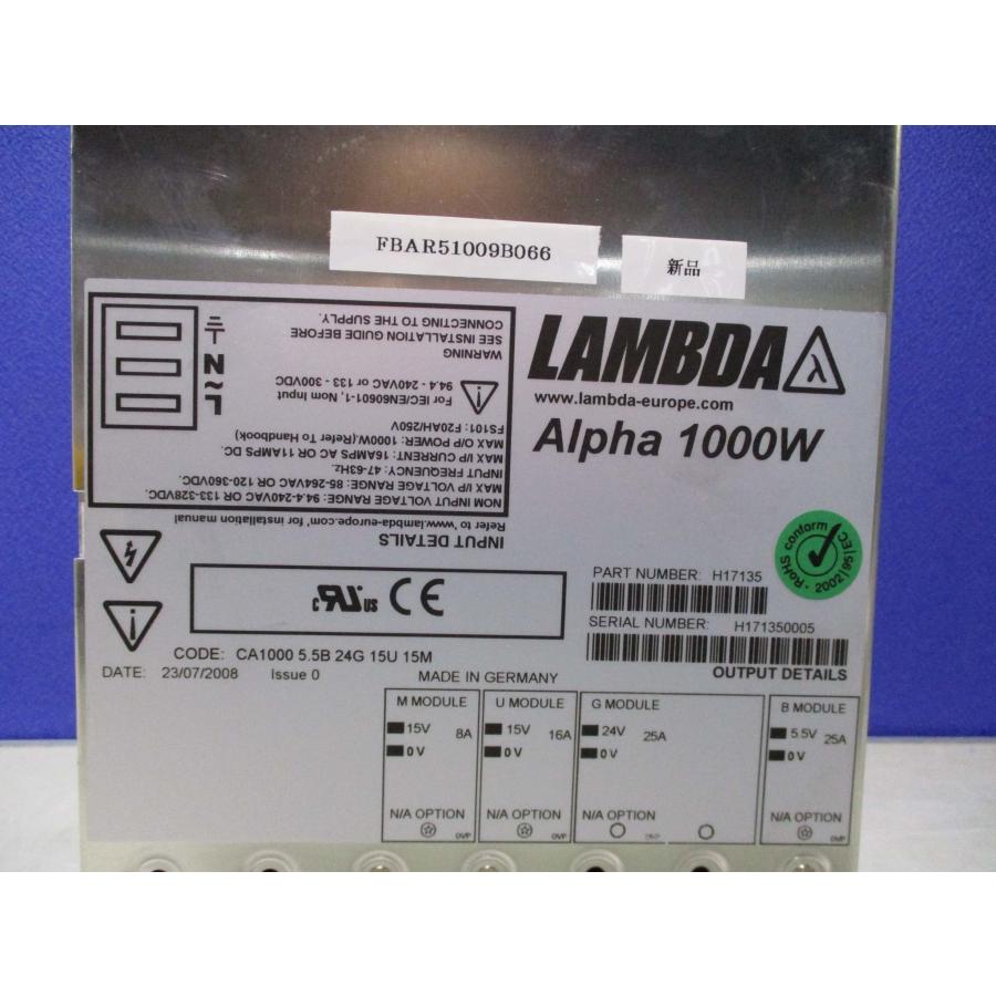 新古LAMBDA H17135 Alpha 1000W Modular Power Supply 85-264VAC(FBAR51009B066) : growdetrading Yahoo ...
