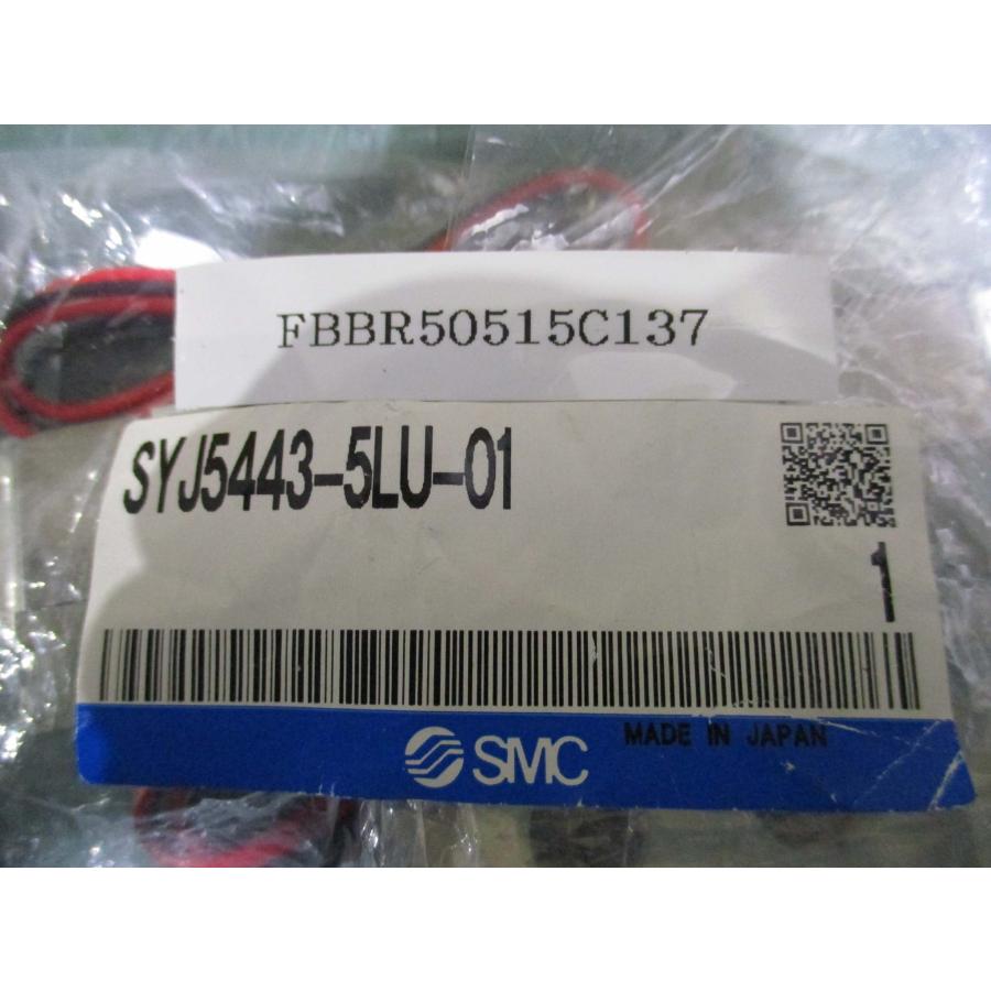 新古 SMC SYJ5443-5LU-01 5ポートソレノイドバルブ(FBBR50515C137) : growdetrading Yahoo ...