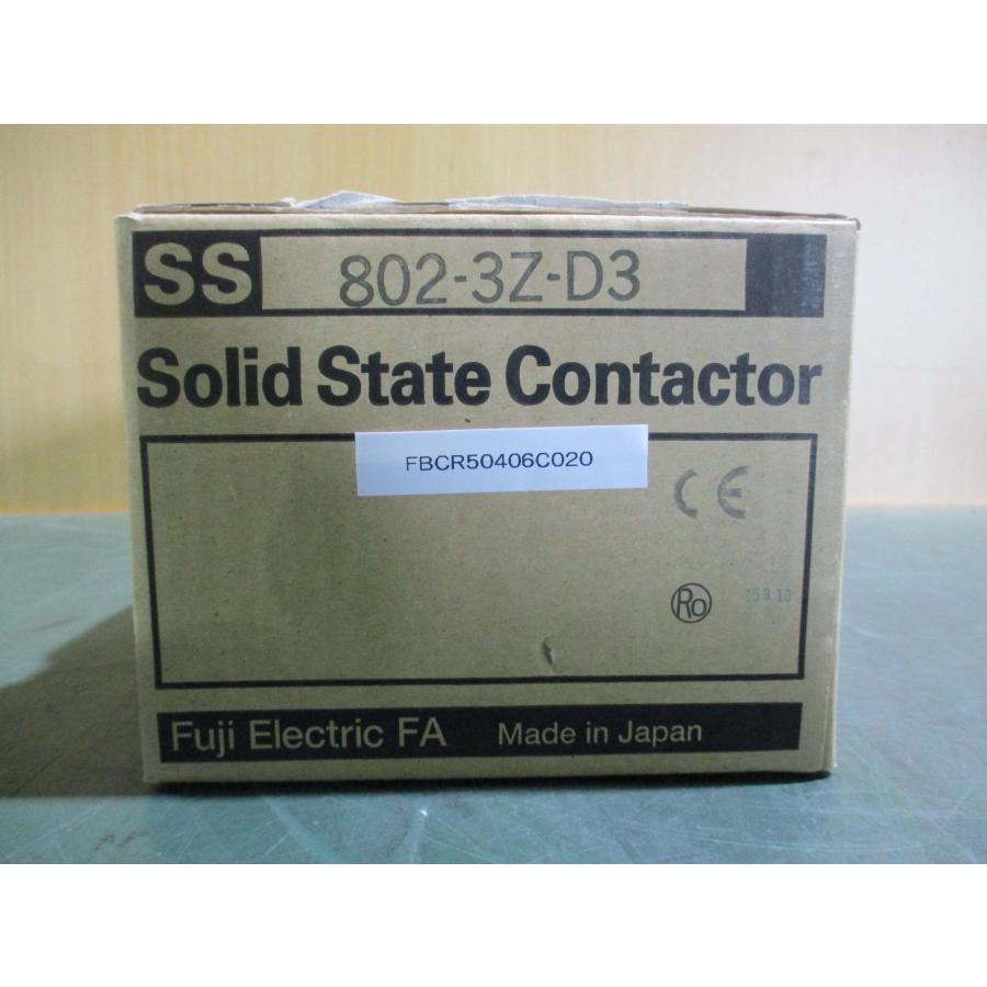 新古 Fuji Electric Solid State Contactor SS802-3Z-D3(FBCR50406C020 ...