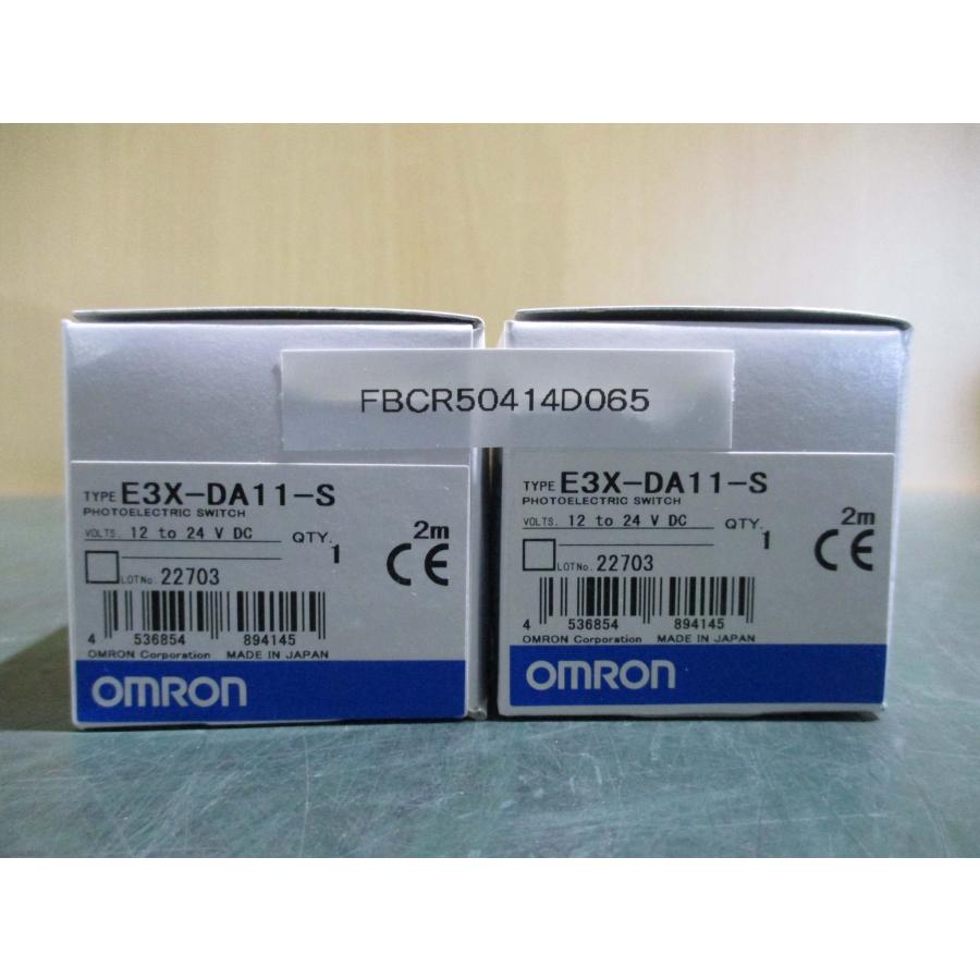 新古 OMRON PHOTOELECTRIC SWITCH E3X-DA11-S 光電センサースイッチ [2個](FBCR50414D065 ...