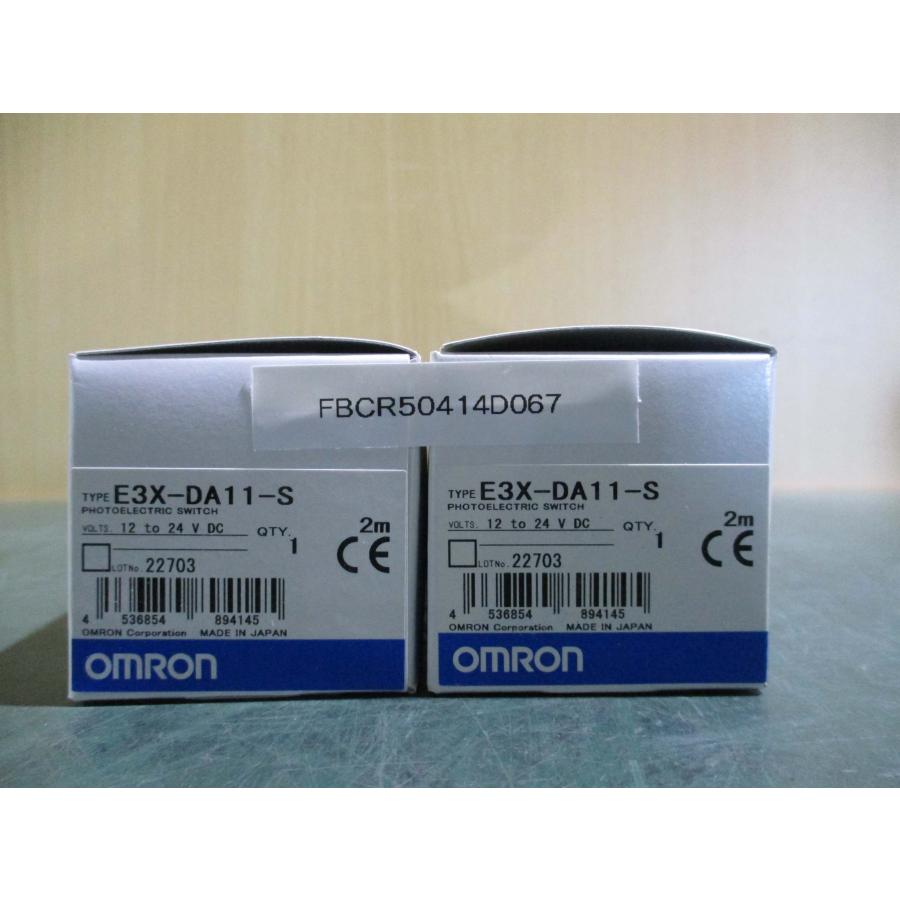 新古 OMRON PHOTOELECTRIC SWITCH E3X-DA11-S 光電センサースイッチ [2個](FBCR50414D067 ...