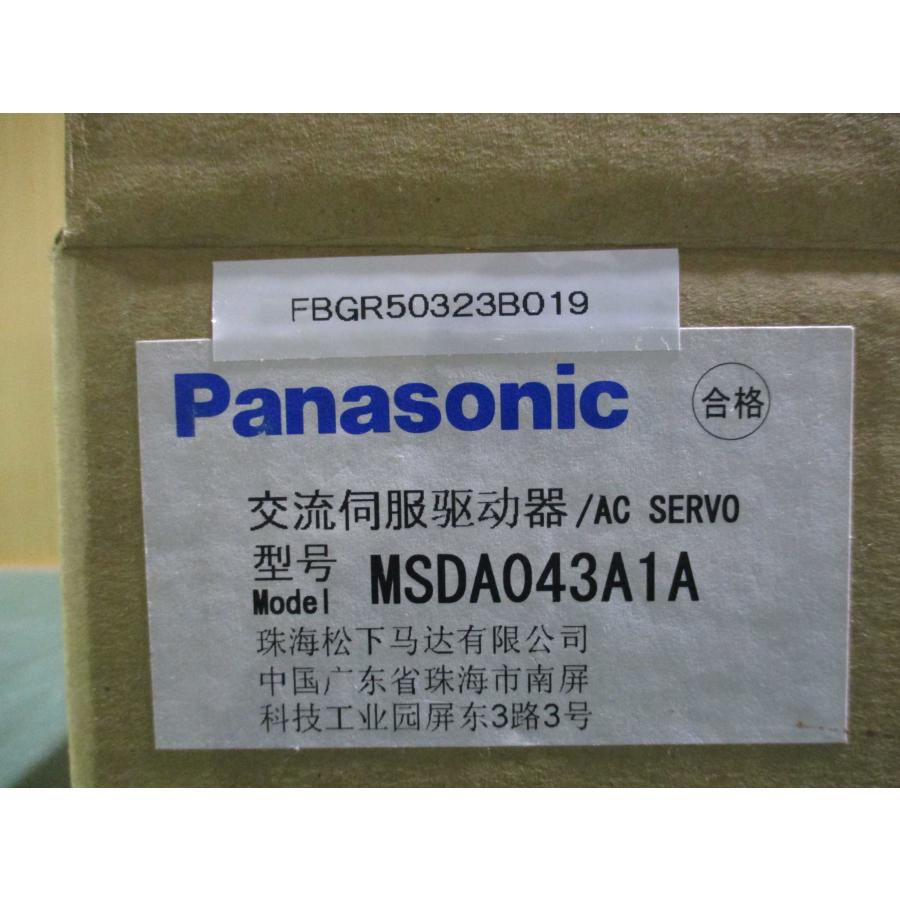 新古 PANASONIC AC SERVO DRIVER MSDA043A1A ACサーボドライバー 400W(FBGR50323B019) : growdetrading Yahoo ...