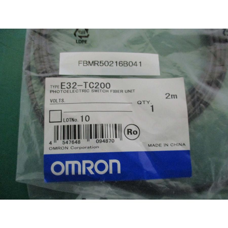 新古 OMRON PHOTOELECTRIC SWITCH FIBER UNIT E32-TC200 光電スイッチファイバーユニット 2m 送料別(FBMR50216B041 ...