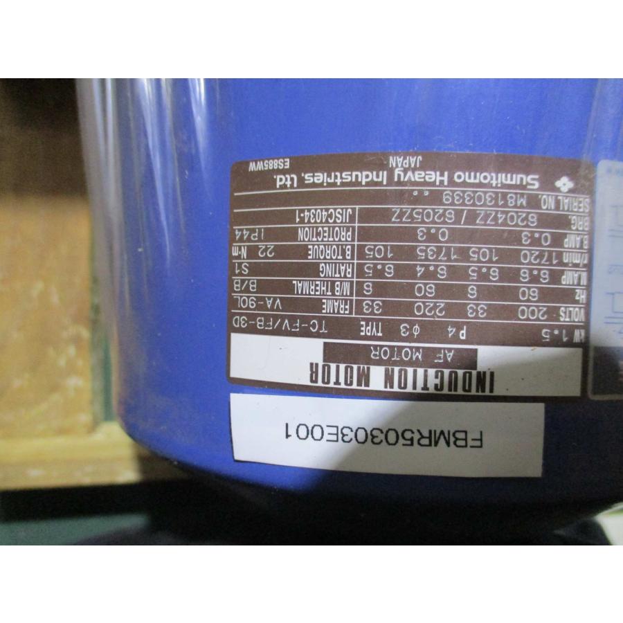 新古 SUMITOMO INDUCTION MOTOR TC-FV/FB-3D/CHHM2-6135DC-AV-B-104＜送料別着払い ...