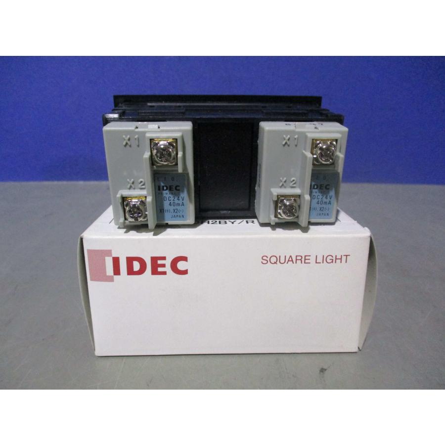 新古 IDEC SLD96-2DH2BY/R SQUARE LIGHT 角型表示灯 (FBQR61017D036 ...