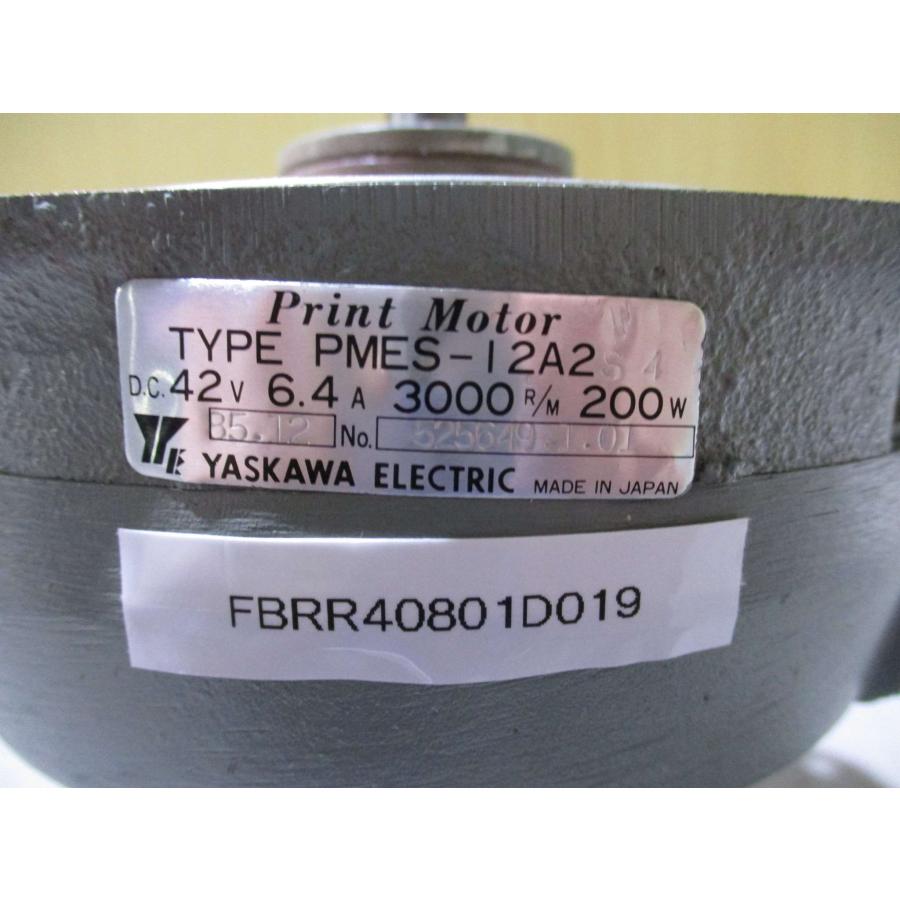中古 YASKAWA PRINT MOTOR PMES-I2A2 DC 42V 6.4A 3000R/M 200W(FBRR40801D019 ...