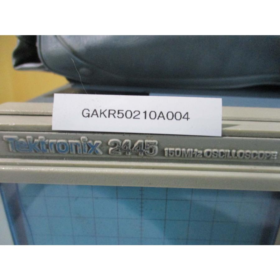 中古 Tektronix 2445A 4 channel 150 Mhz oscilloscope 通電OK(GAKR50210A004 ...