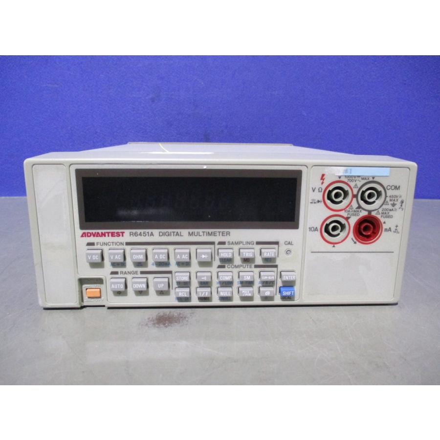 中古 Advantest デジタルマルチメータ R6451A ＜通電OK＞ (GAKR71224B014) : growdetrading ...