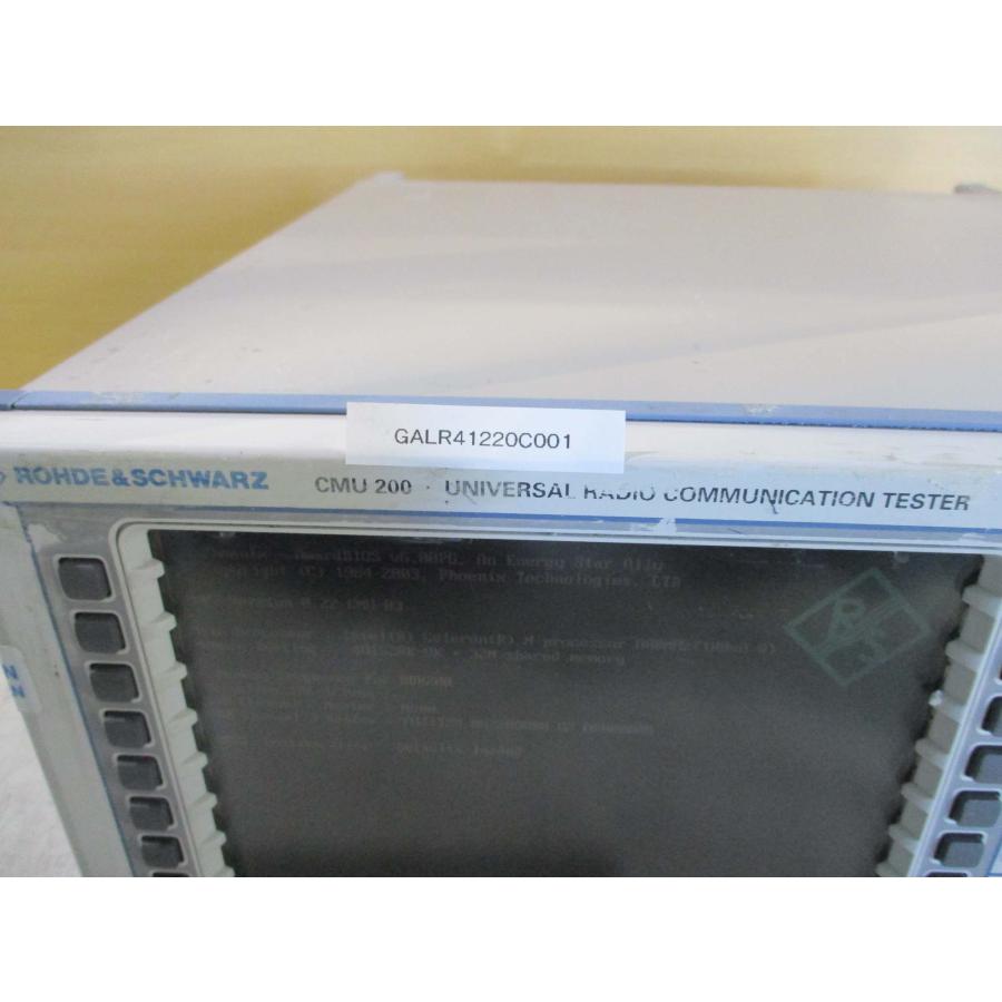 中古 Rohde&Schwarz CMU200 Universal Radio Communication Tester 万能無線通信テスター ...