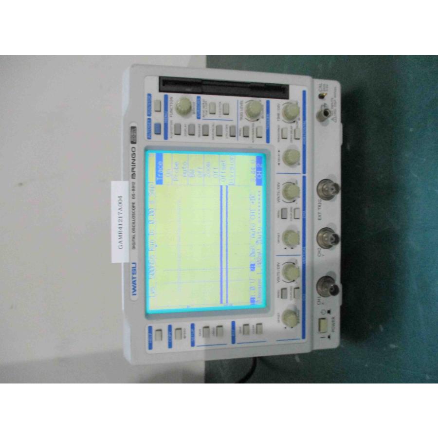 中古 IWATSU DS-8812 BRINGO DIGITAL OSCILLOSCOPE デジタルオシロスコープ 100MHz 500MS ...