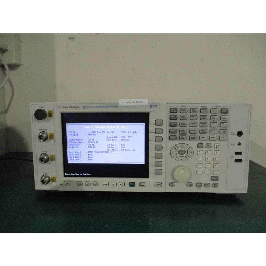 中古 Agilent E6607A EXT ワイヤレス通信テストセット - 50/60/400Hz 通電OK(GANR41217D006) : growdetrading Yahoo!ショップ ...
