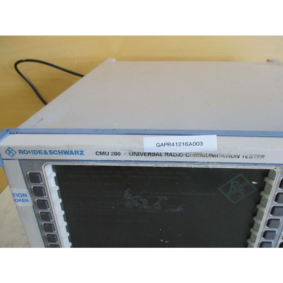 中古Rohde & Schwarz CMU200 Universal Radio Communication Tester 1100.0008 ...