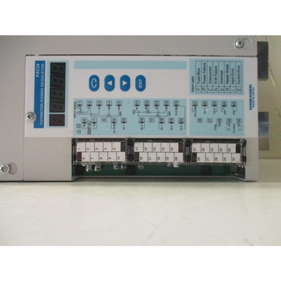 中古 SHIMADEN THYRISTOR POWER REGULATOR PAC28P1-690-450-010010 単相電力調整器 ...