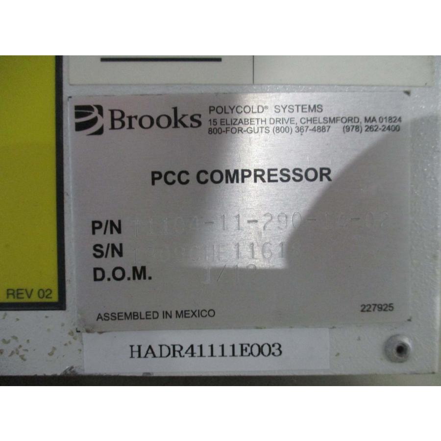 中古 Brooks Polycold PCC Compressor T1104-11-290-14-02(HADR41111E003 ...