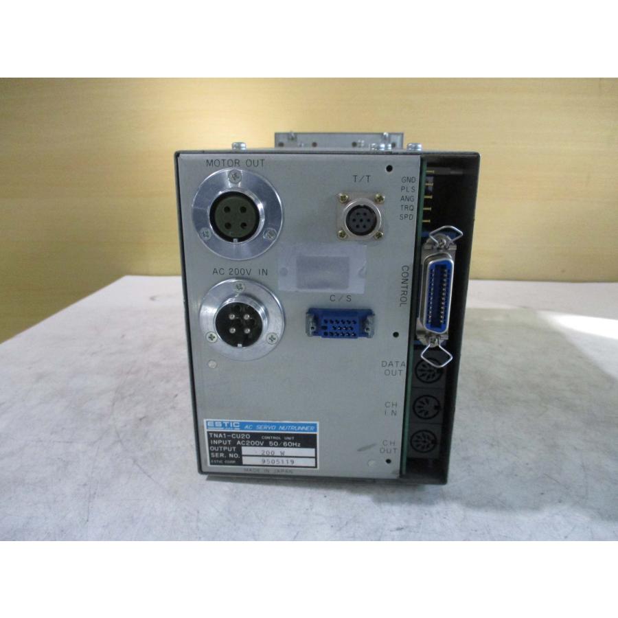 中古 ESTIC エスティック TNA1-CU20 AC SERVO NUTRUNNER AC200V 200W 50/60Hz ...