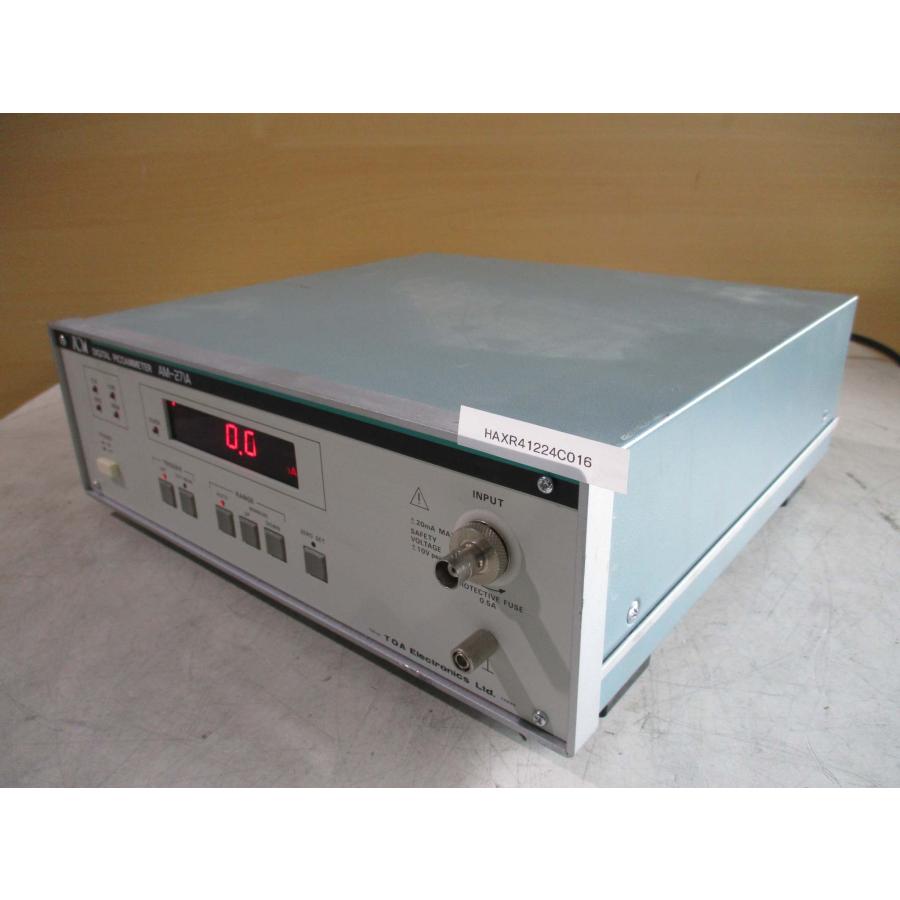 中古 TOA DIGITAL PICOAMMETER AM-271A デジタルピコアンメーター AC100V 通電OK＜送料別 ...