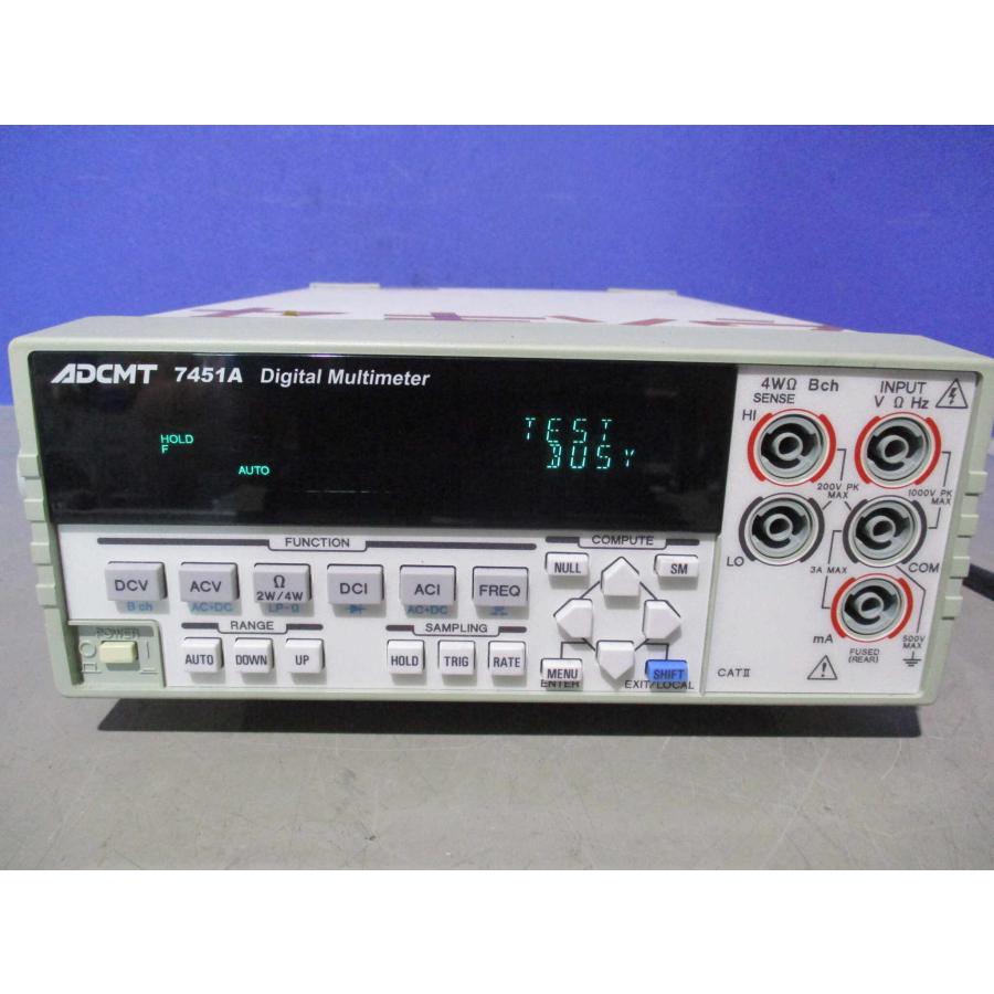 中古 ADCMT 7451A デジタル・マルチメータ 通電確認(HBER60919A002) : growdetrading Yahoo ...
