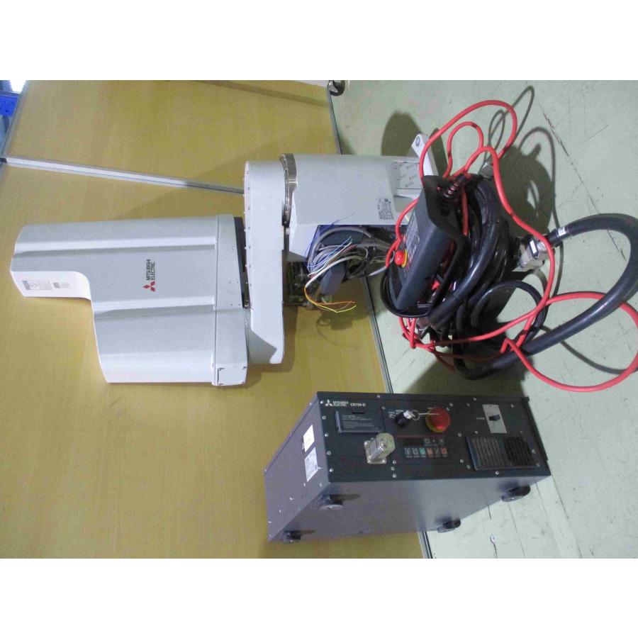 中古MITSUBISHI INDUSTRIAL ROBOT RH-12FH7035C-D CR750-12HD-1セット全般(セット内容は写真 ...