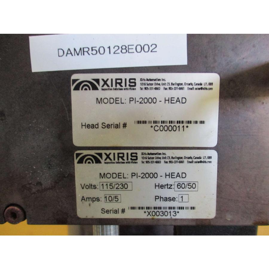 中古 XIRIS Inspection Solutions with Vision PI-2000-HEAD(HBKR50128E002 ...