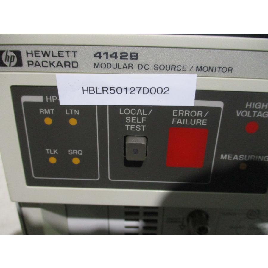 中古 HEWLETT PACKARD MODULAR DC SOURCE/MONITOR 4142B モジュラDCソース／モニタ＜送料別 ...