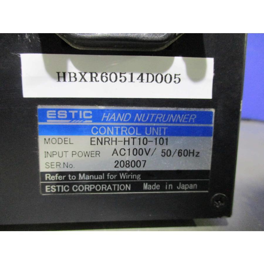 中古 ESTIC HAND NUTRUNNER CONTROL UNIT ENRH-HT10-101 通電OK(HBXR60514D005 ...
