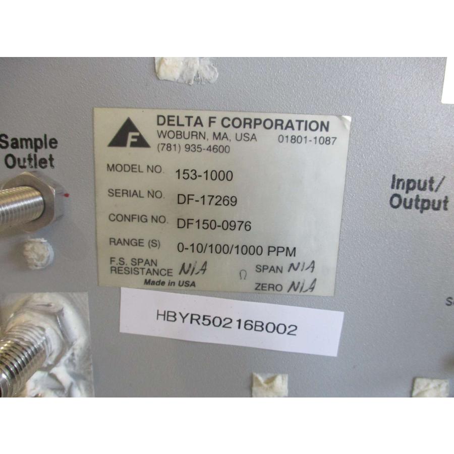 中古 DELTA F DF-150 153-1000 三範囲酸素分析器 通電OK(HBYR50216B002) : growdetrading Yahoo!ショップ - 通販 - Yahoo ...