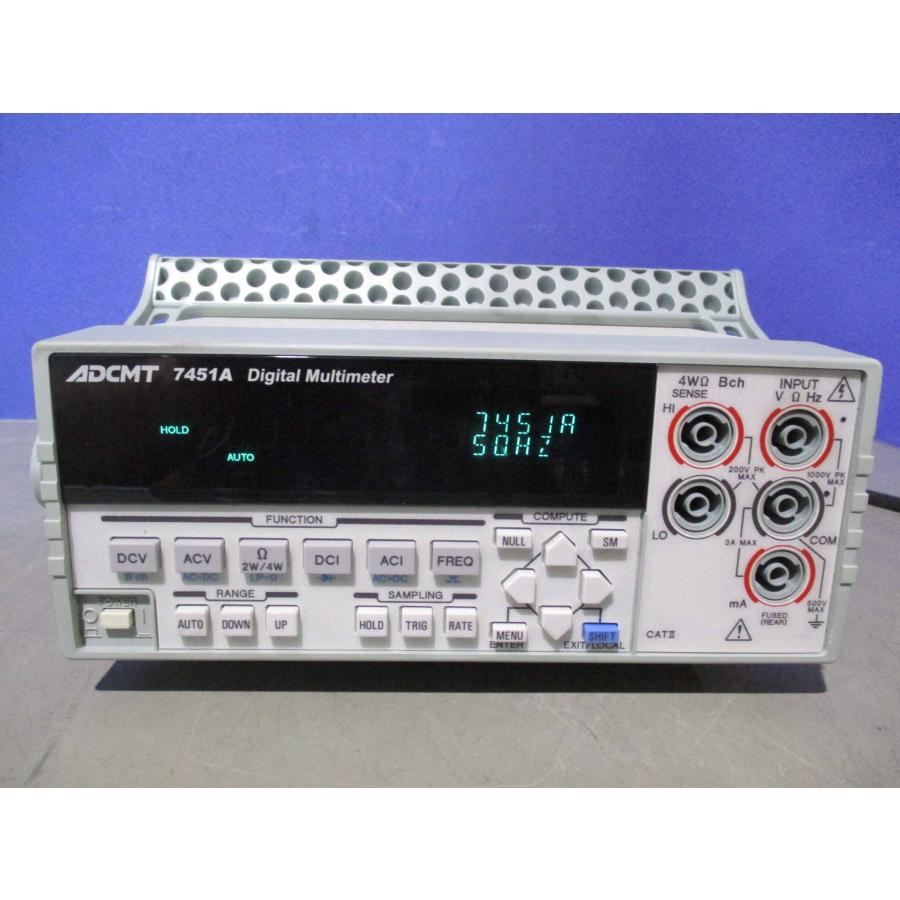 中古 ADCMT 7451A デジタル・マルチメータ 通電確認(HCDR60914D007) : growdetrading Yahoo ...