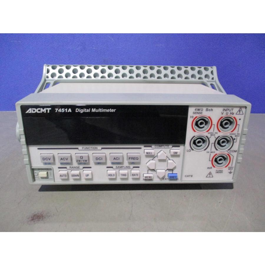 中古 ADCMT 7451A デジタル・マルチメータ 通電確認(HCDR60914D007) : growdetrading Yahoo ...