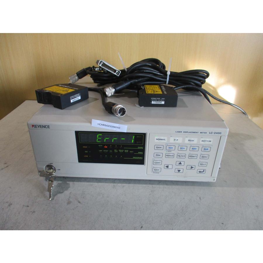 中古 KEYENCE LASER DISPLACEMENT METER LC-2400 超高精度レーザ変位計 通電OK ...