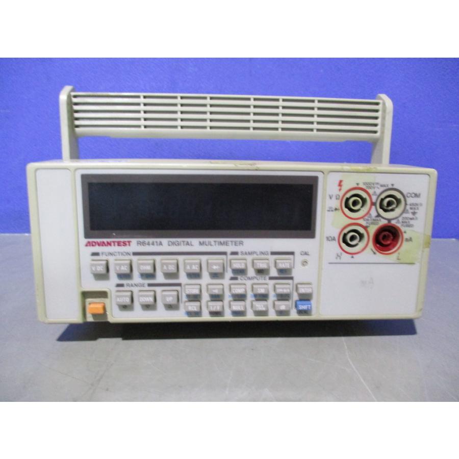 中古 ADVANTEST R6441A デジタル マルチメータ ＜通電OK>(HCKR70130B009) : growdetrading ...