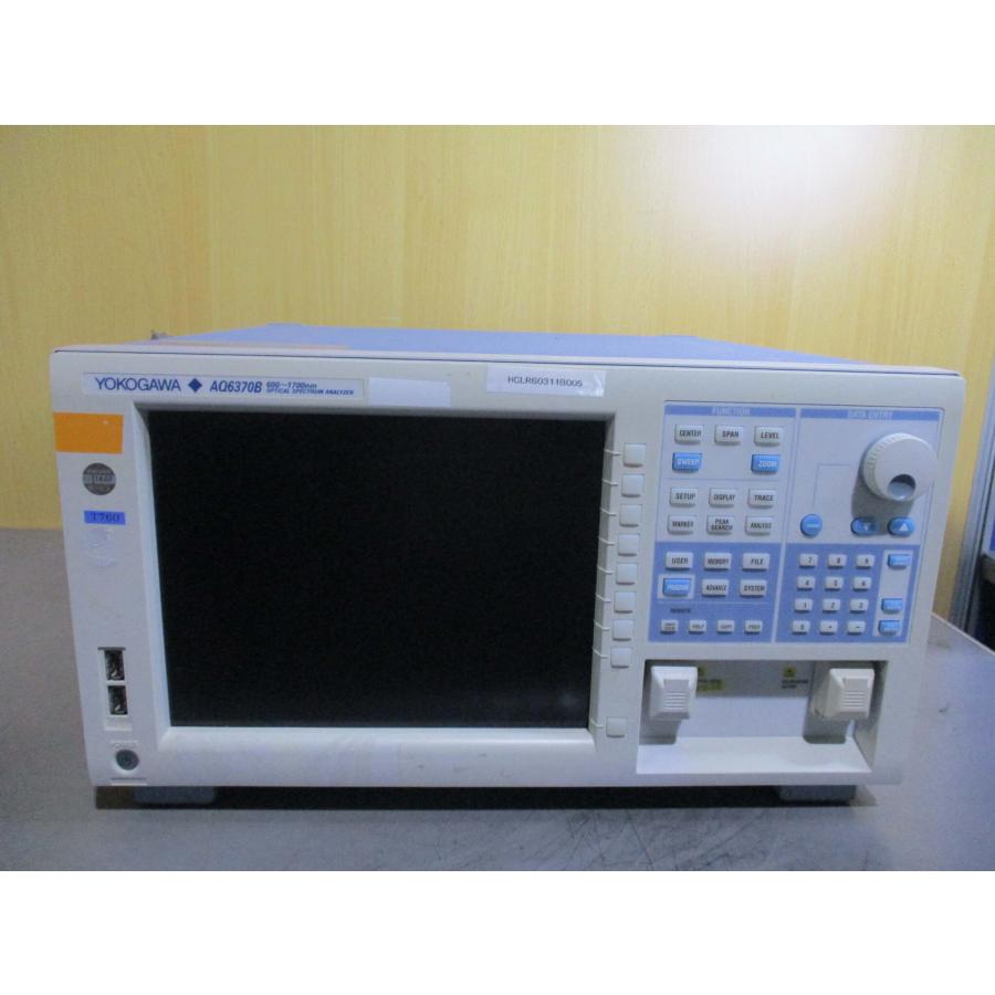 中古YOKOGAWA AQ6370B 735302-M/FC/RFC/7N OPTICAL SPECTRUM ANLYZER スペクトラム ...