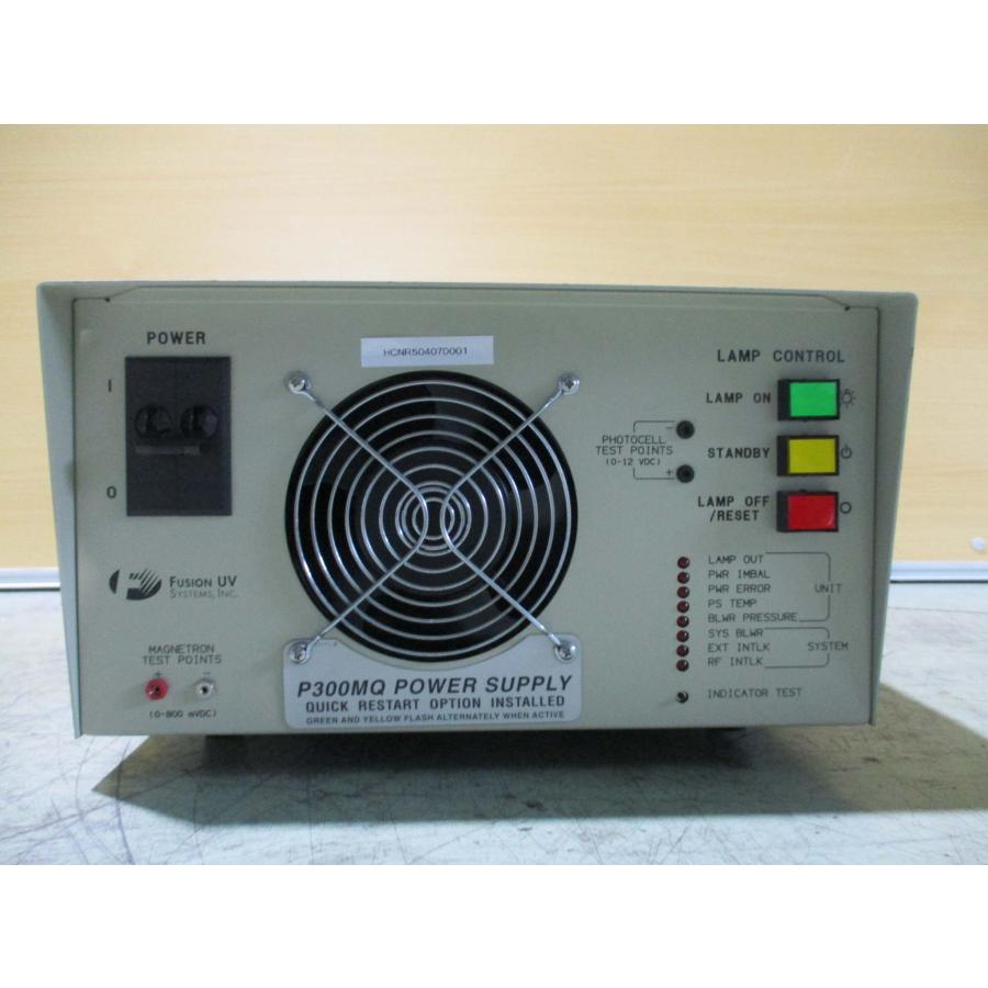 中古 FUSION UV SYSTEMS P 300MQ POWER SUPPLY 50/60HZ 15A 3.8KVA(HCNR50407D001) : growdetrading ...