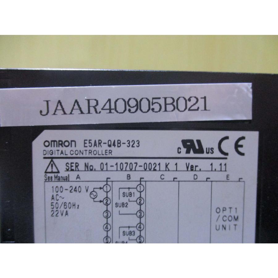 中古OMRON DIGITAL CONTROLLER E5AR-Q4B-323(JAAR40905B021) :JAAR40905B021:growdetrading Yahoo!ショップ ...
